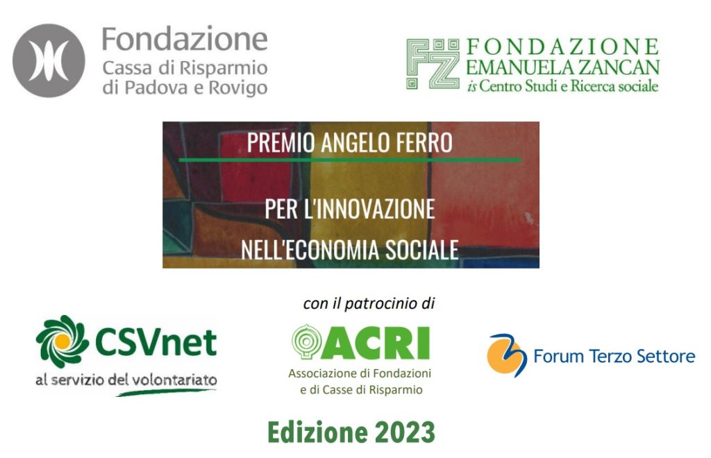 Premio Angelo Ferro, aperte le iscrizioni per gli enti senza scopo di ...